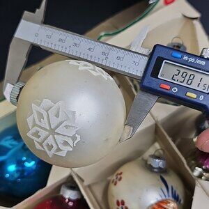 Shiny Brite | Holiday | Shiny Brite 2pcs Christmas Ornaments Indents ...